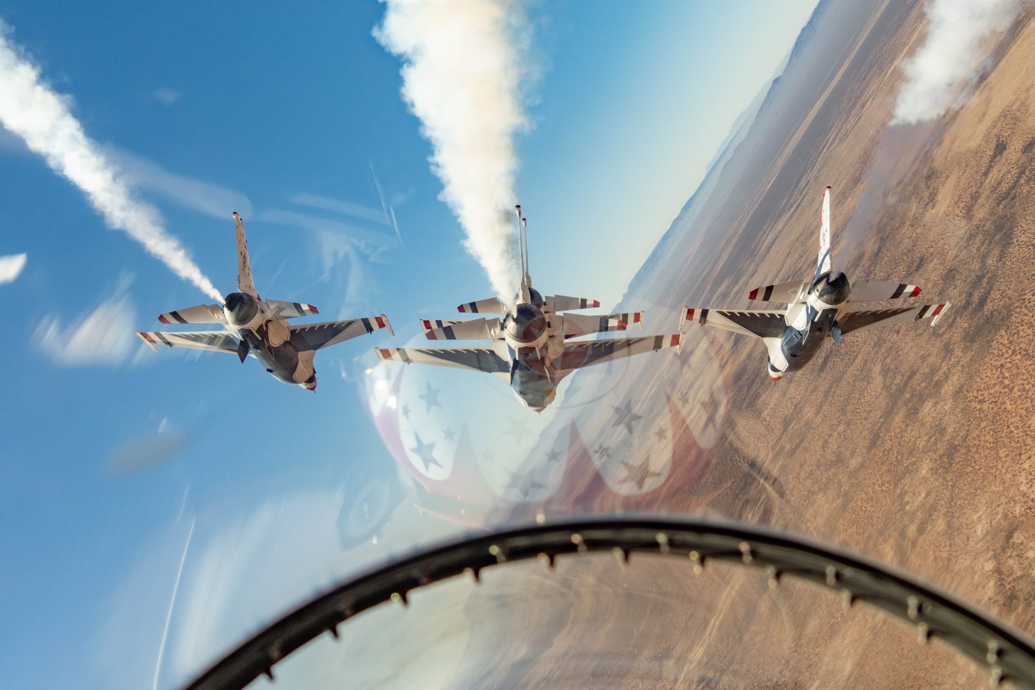 USAF Thunderbirds Wrap Up Winter Training Session at Spaceport America ...